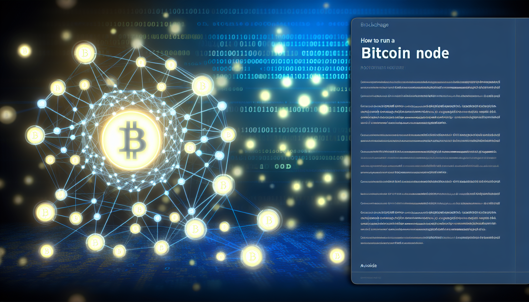 Taking Control: Your Guide to Running a Bitcoin Node